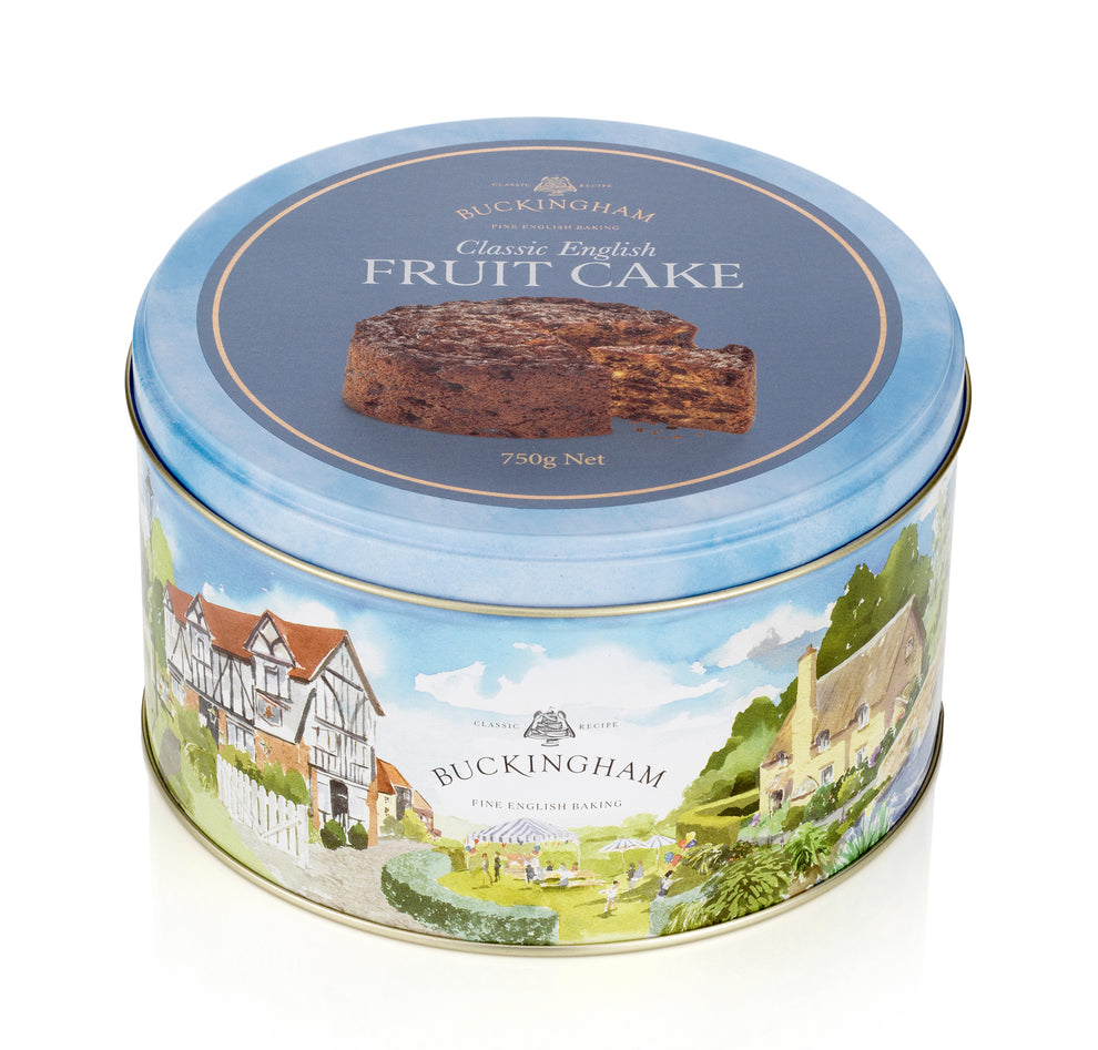 Classic English Fruit Cake in Gift Tin. UK & EU delivery. – Buckingham ...